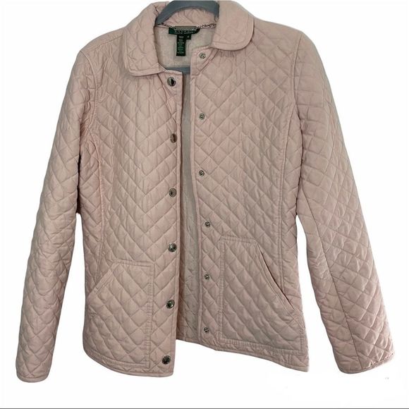 Lauren Ralph Lauren | Jackets & Coats | Ralph Lauren Quilted Light Pink ...